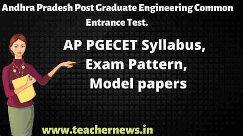 Appgcet Syllabus Exam Pattern 2022 Ap Pgcet Subject Wise Syllabus