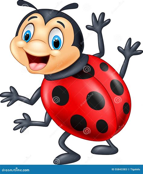 Cartoon Ladybug Guessing Game Vector Illustration 169244202