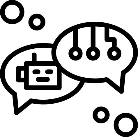 Ai Conversation Line Icon 39482800 Vector Art At Vecteezy