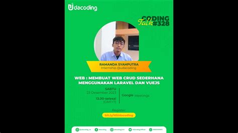 Coding Talk 328 Membuat Web Crud Sederhana Menggunakan Laravel Dan Vue Js Youtube