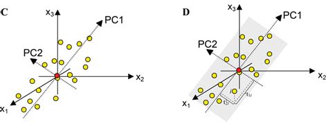 Schematic Representation Of The Geometrical Interpretation Of PCA Download Scientific Diagram