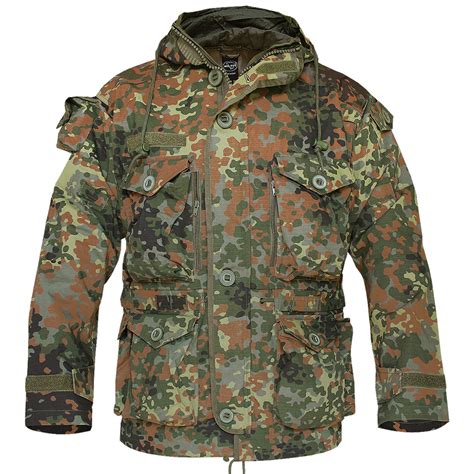 Mil Tec Smock Lightweight Flecktarn Parka Military 1st