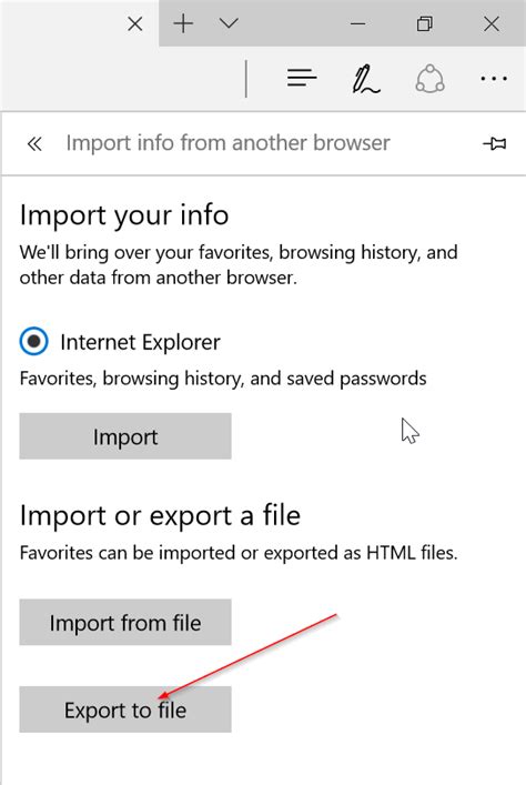 Edge Browser How To Export And Import Favorites Or Bookmarks ISD 192 Farmington Babes