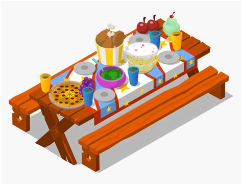 Picnic Table Clipart