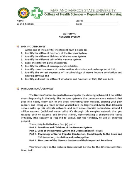 Ns Part 1 Pdf Central Nervous System Nervous System