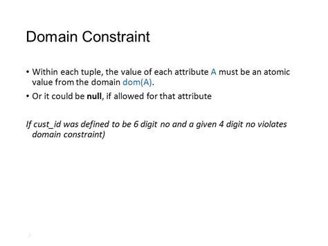 Relational Database Constraints And Structured Query Language Ppt Download