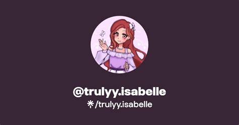 Trulyy Isabelle Instagram Linktree