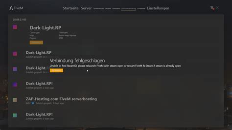 FXServer Error Server Discussion Cfx Re Community