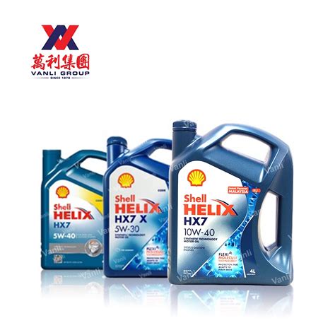 Shell Helix Hx7 Semi Synthetic Engine Oil 10w40 5w40 5w30 4l For