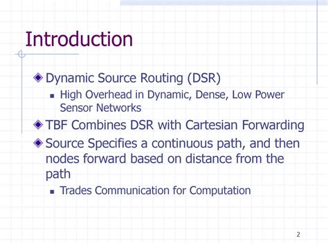 Trajectory Based Forwarding Ppt Download