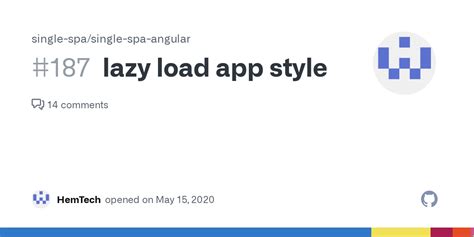 Lazy Load App Style · Issue 187 · Single Spasingle Spa Angular · Github