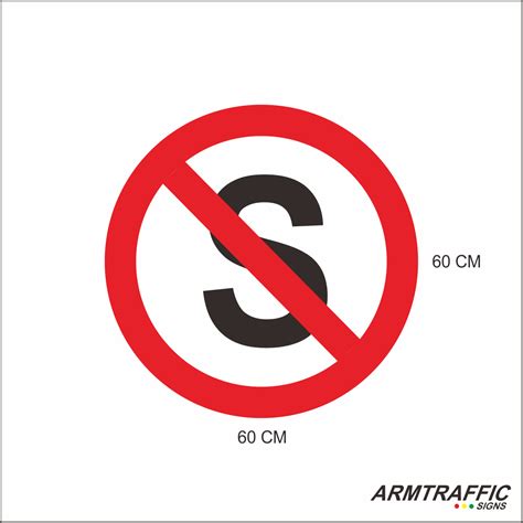 Jual Rambu Rambu Sign Dilarang Stop Bulat 60 Cm Shopee Indonesia