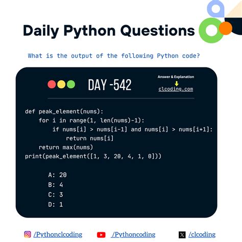 Python Coding Challenge Day 542 What Is The Output Of The Following