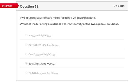 Solved Incorrect Question 2 0 1 Pts Which Statement Is True