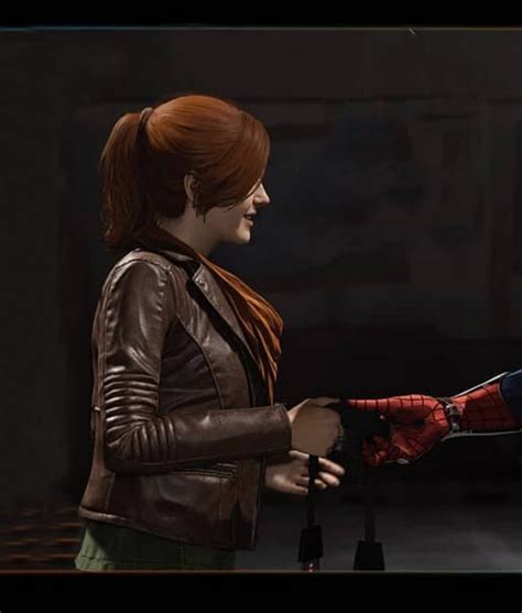 Mary Jane Watson Jacket Spiderman Ps4 Hleatherjackets