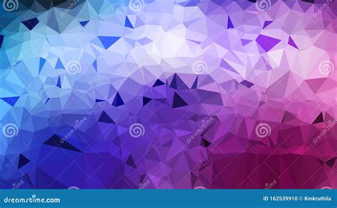 Blue And Purple Polygon Pattern Abstract Background Vector Image Stock Vector Illustration Of