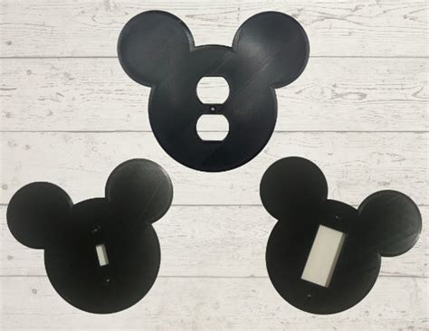 Mickey Mouse Head Light Switch Cover Disney Mickey Mouse Electrical Outlet Cover Toggle
