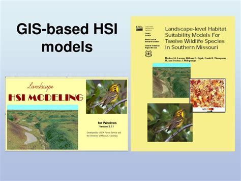 Ppt Application Of Landscape Scale Habitat Suitabilty Models To Bird Conservation Planning