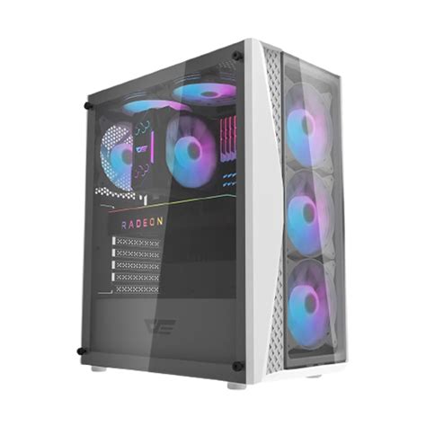 Aigo Darkflash Dk352 Plus Tempered Glass Atx Case White Price In