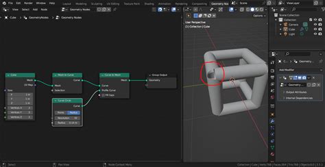 Points Don T Merge When Using Mesh To Curve Node Blender Stack Exchange