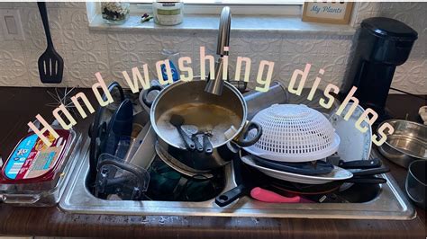 Pov Asmr Hand Washing Dishes No Talking Youtube
