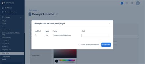 Adding Vue Components To The Admin Panel Using Plugins Enterprise Headless Cms Kuroco
