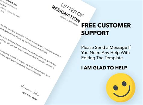 Resignation Letter Template Professional Resignation Letter With