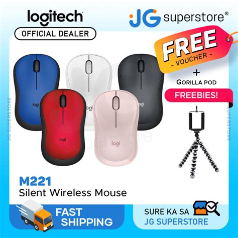 Logitech M221 Silent 2 4ghz Wireless Usb Optical Mouse With 1000 Dpi Nano Receiver 10m