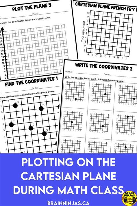 Plotting On The Cartesian Plane During Math Class Ninja Notes