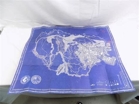 Like New Grand Theft Auto Gta V Collectors Edition Blueprint Map