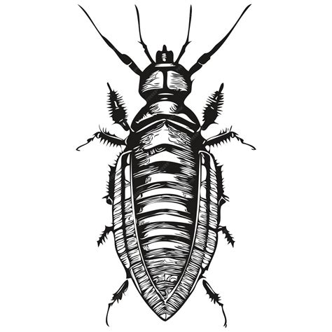 Premium Vector Realistic Cockroach Vector Hand Drawn Animal