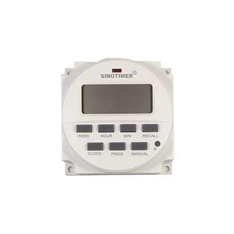 Temporizador Timer Tm618n 2 Programable Semanal 7 Dias 220v Mercadolibre