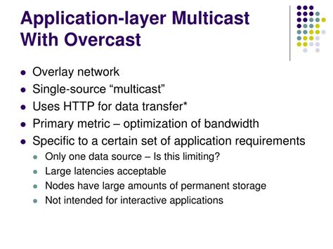 Ppt Application And Transport Layer Reliable Multicast Powerpoint