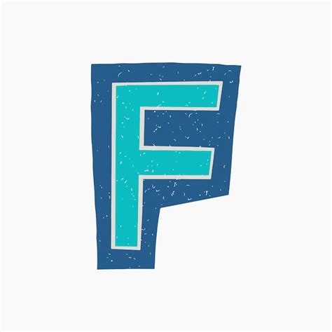 Premium Vector Letter F Magazine Cutout Element