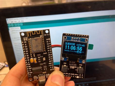2020征文 开发板利用esp8266和鸿蒙带的oled屏做了一个时钟 鸿蒙开发者社区 51ctocom
