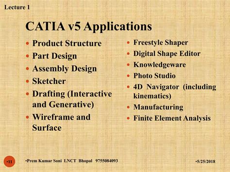 Catia V5 Lecture Notes Pdf