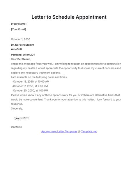 Free Printable Nhs Appointment Letter Template To Edit Online