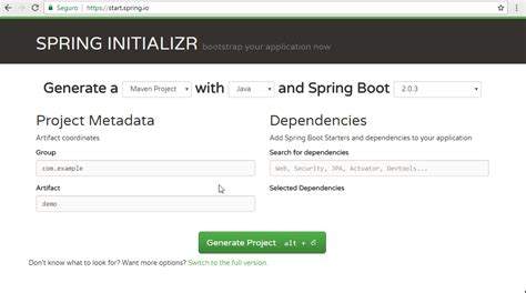 spring boot como criar a estrutura de uma aplicação web do zero com spring initializr { dicas
