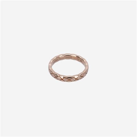 샤넬 코코 크러쉬 링 퀼티드 모티프 미니 And 18k 베이지 골드 Kream