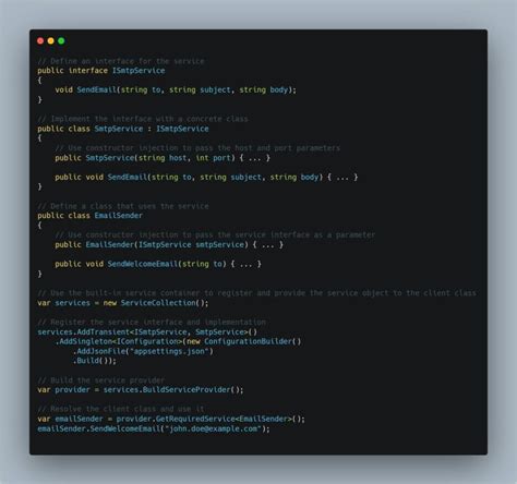 Zeyad Elmahdy On Linkedin Dependencyinjection Solid Softwaredesign Dotnet Development