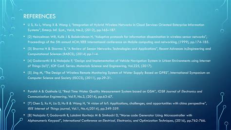 Water Quality Monitoring Using Iot 1 Pptx