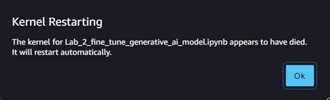 How To Solve The Kernel Restarting Generative Ai With Large