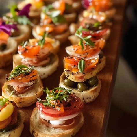 Beautiful Spring Canapés Delicious And Mouthwatering Treats