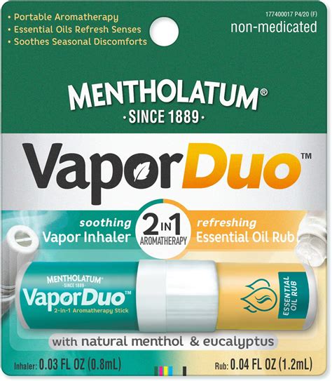 Vicks Vapoinhaler Portable Nasal Inhaler Non Medicated