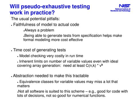 Ppt Pseudo Exhaustive Testing For Software Rick Kuhn Vadim Okun Kuhn