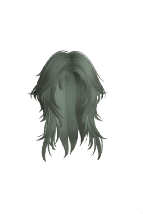 Roblox Accessory Green Hair • Dark Green Hair Green Hair Black