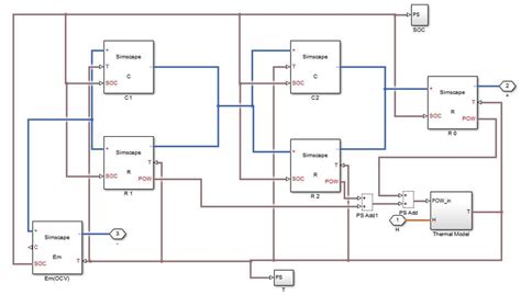 Simscape Equivalent Circuit With Thermal Model Download Scientific Diagram