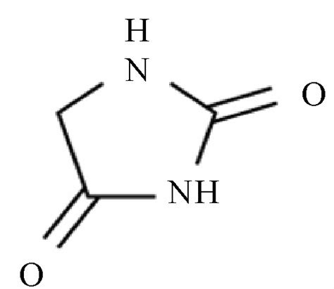 Hydantoin Showing The Presence Of 2n Atoms In Its Structure