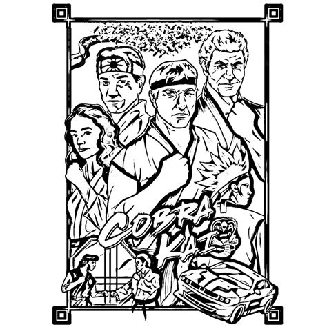 Cobra Kai Coloring