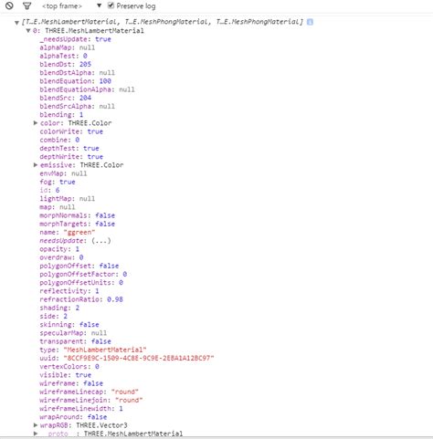 Json Three Js Jsonloader Import Of Blender Object And Materials